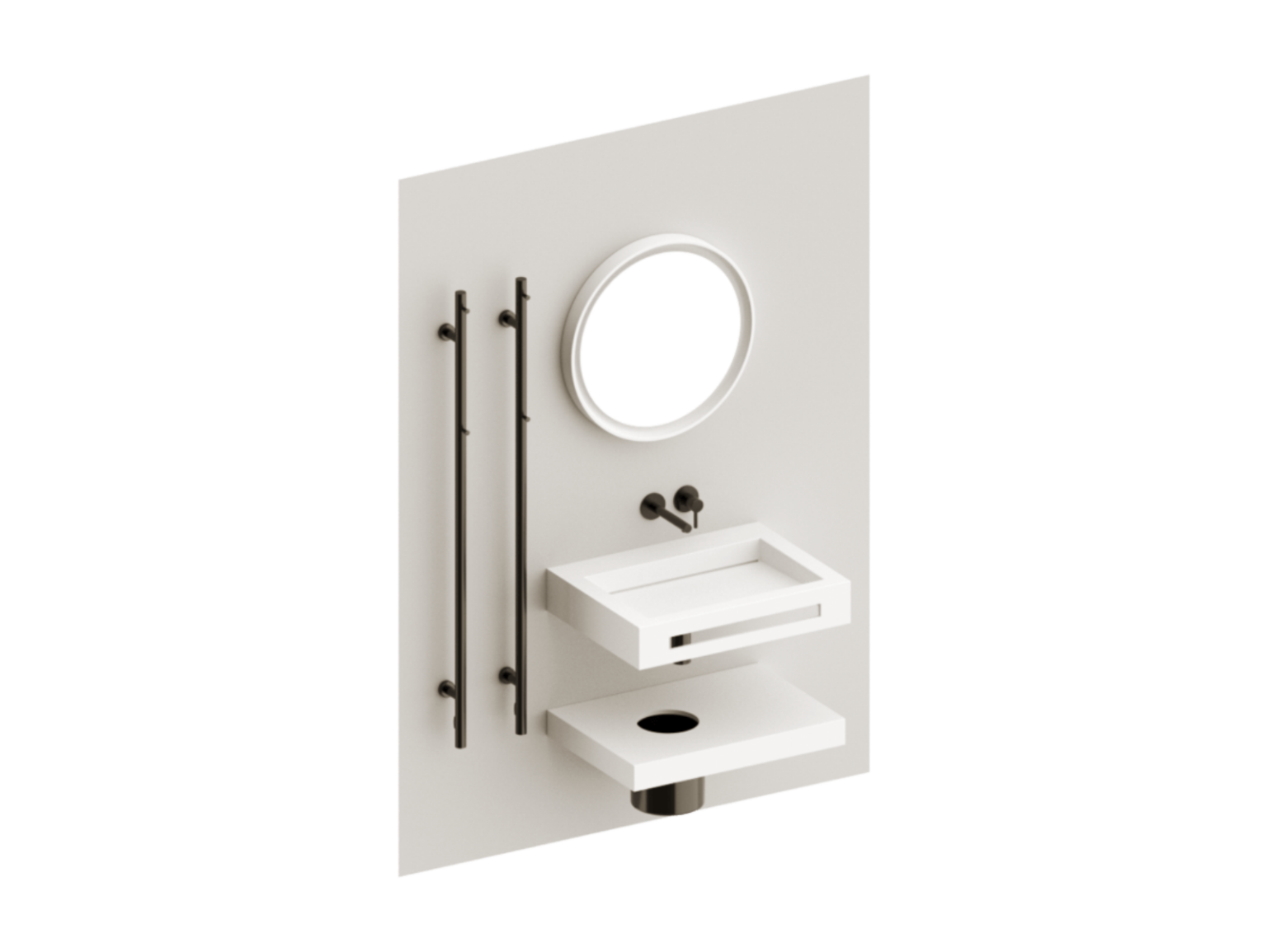 Carre set 01 | Rectangular sets | Eumar Design