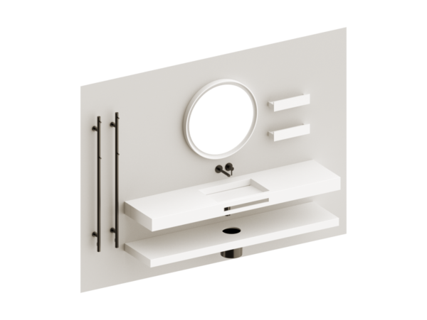 Eumar Cruise lightweight bathroom solutions | Eumar Design