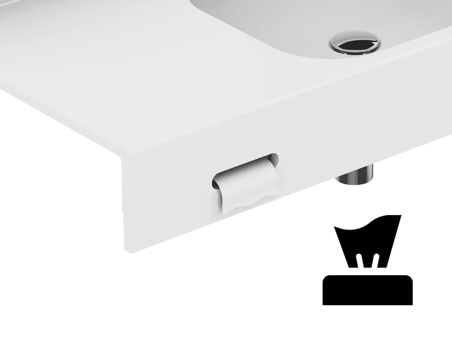 Kleenex tissue box holder opening (GelCeramic) | Complements & accessories | Eumar Design