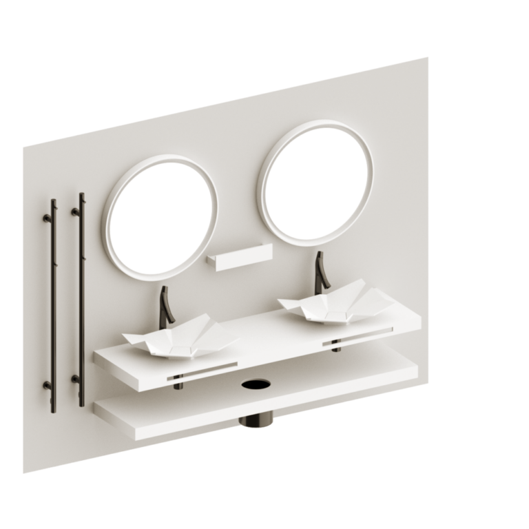 Origami Bathroom Collection | Eumar Design
