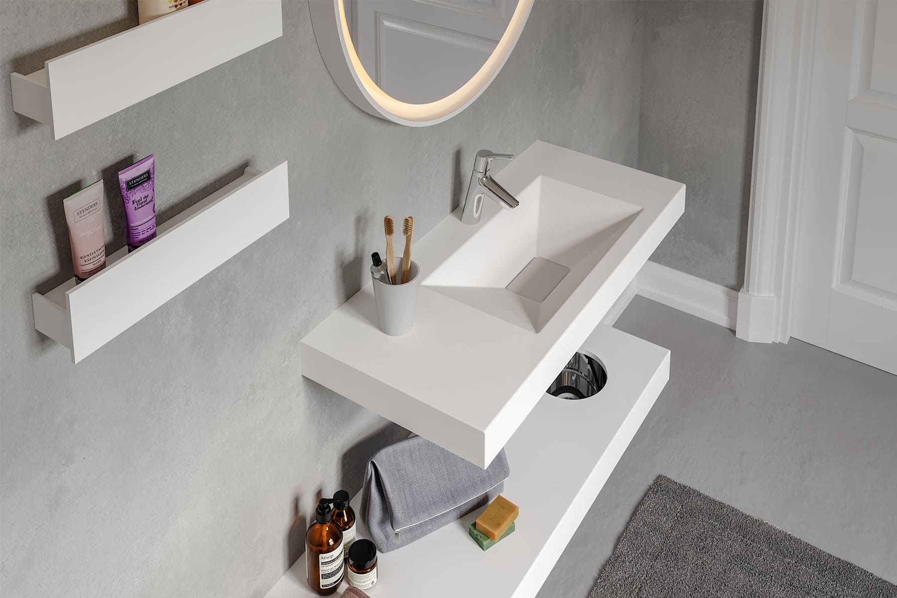 Ocean F Bathroom Collection | Eumar Design