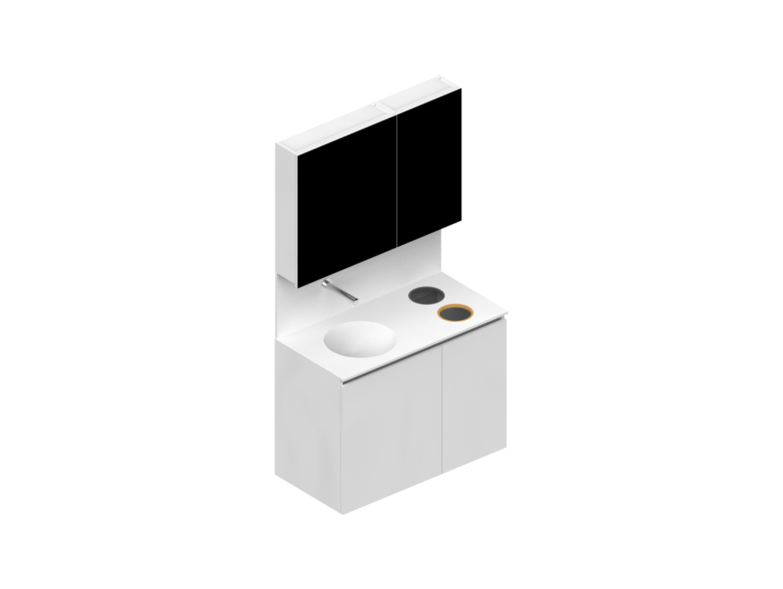 HygiBowl 100l F50-3 set | Rectangular furniture sets | Eumar Design